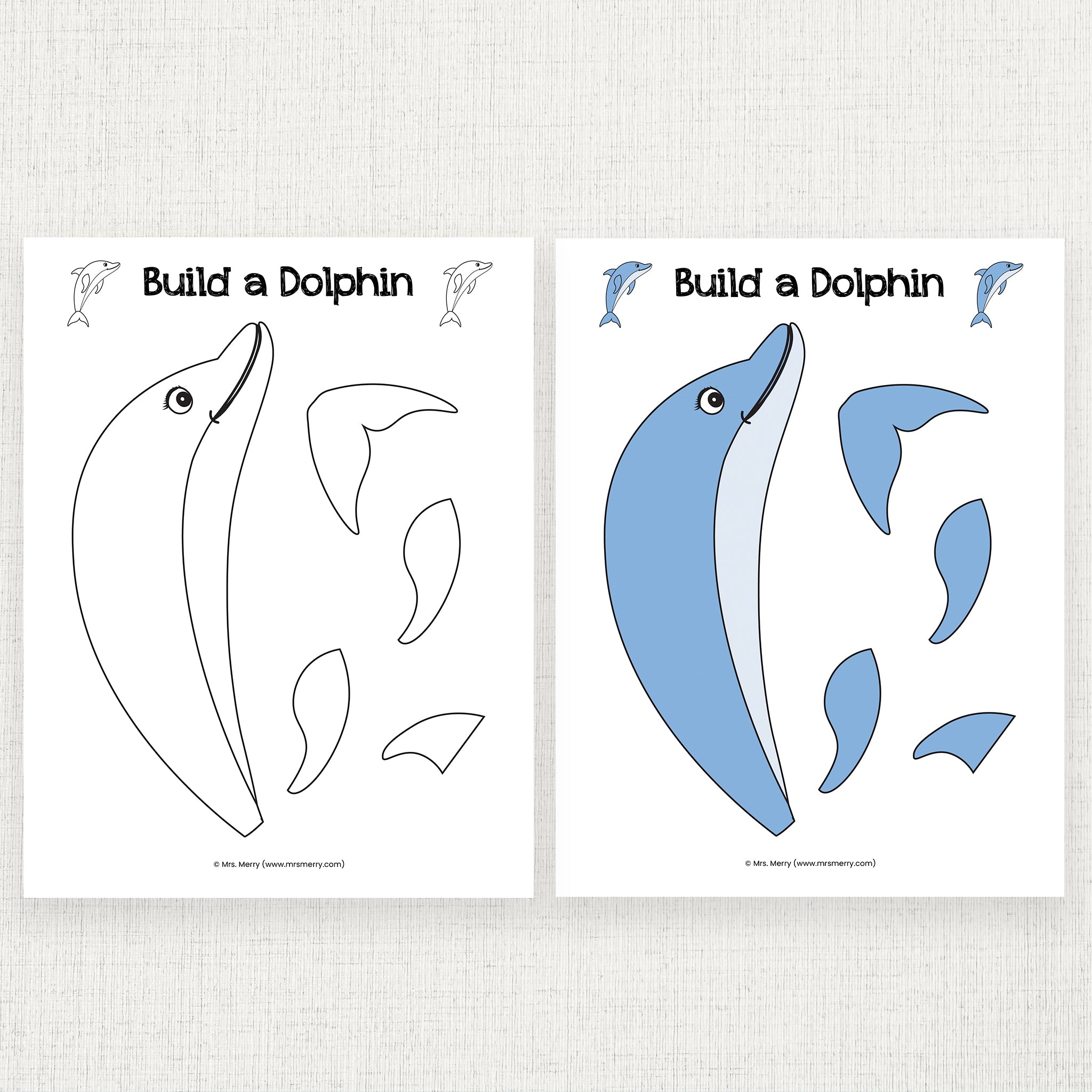 Make a Dolphin Craft – Mrs. Merry