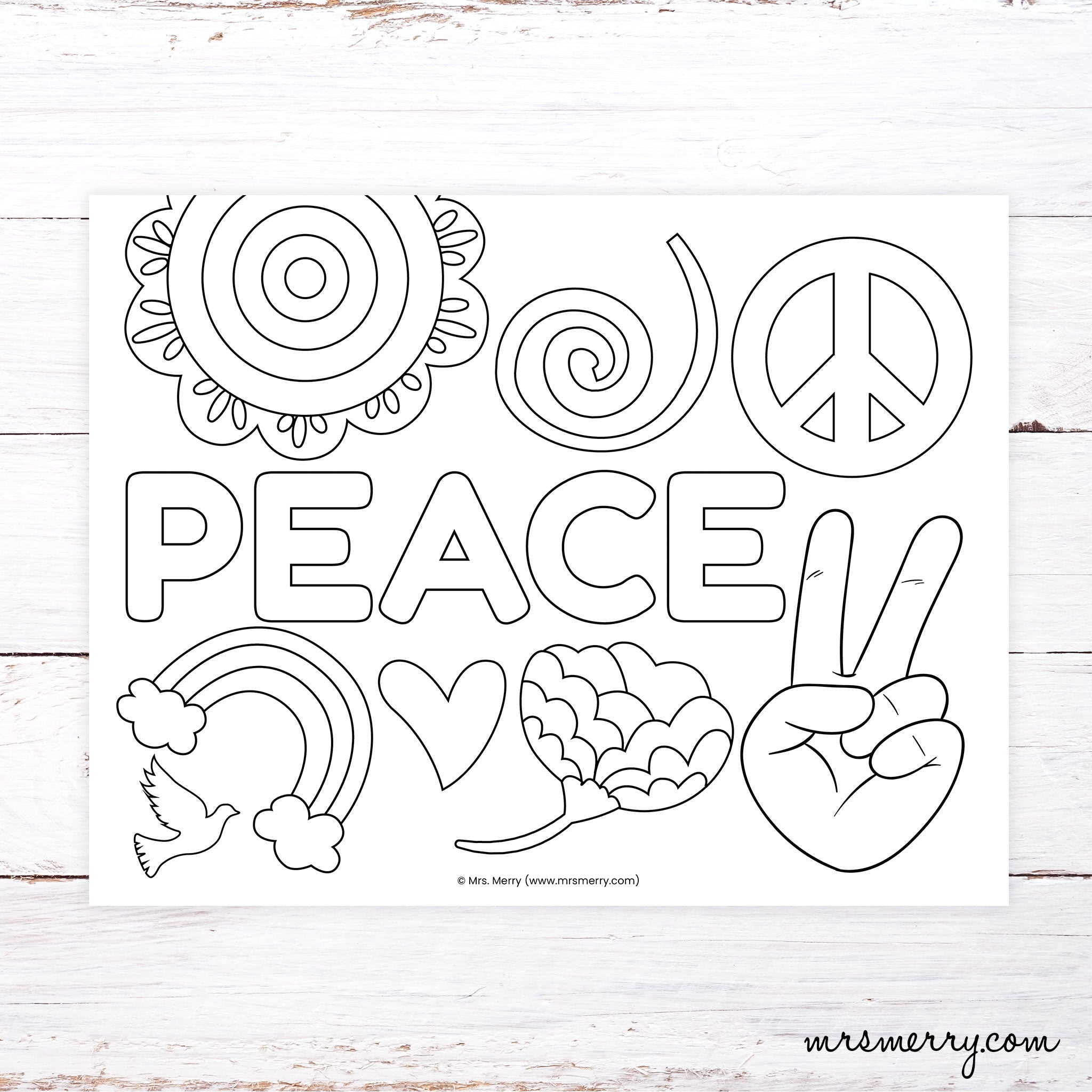 calm coloring pages free